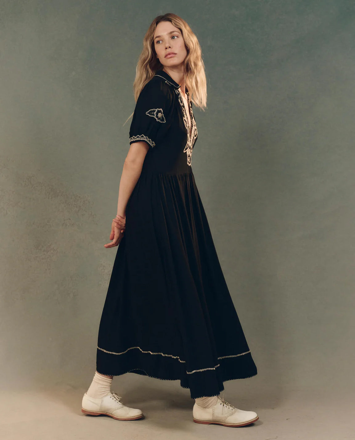The Great. The Elysian Dress in Black | two birds