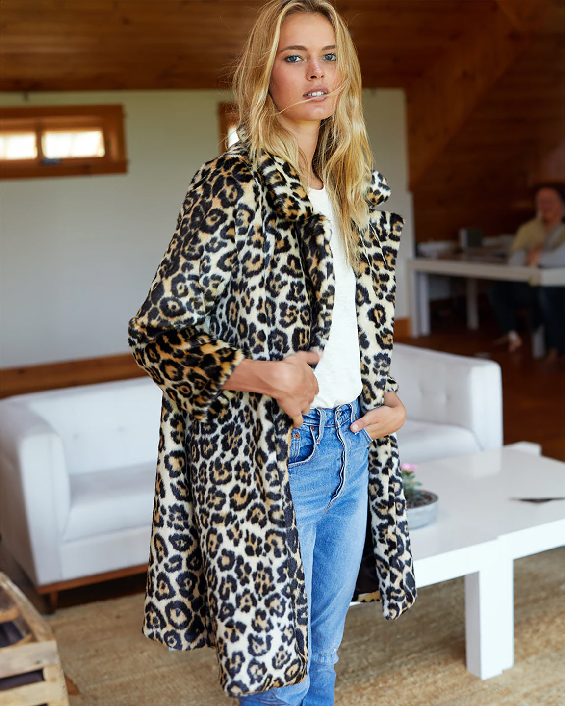Emerson Fry Coat in Vegan Leopard | two birds